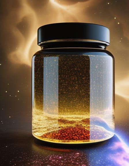 Mars dirt in a jar - AI Generated Artwork - NightCafe Creator