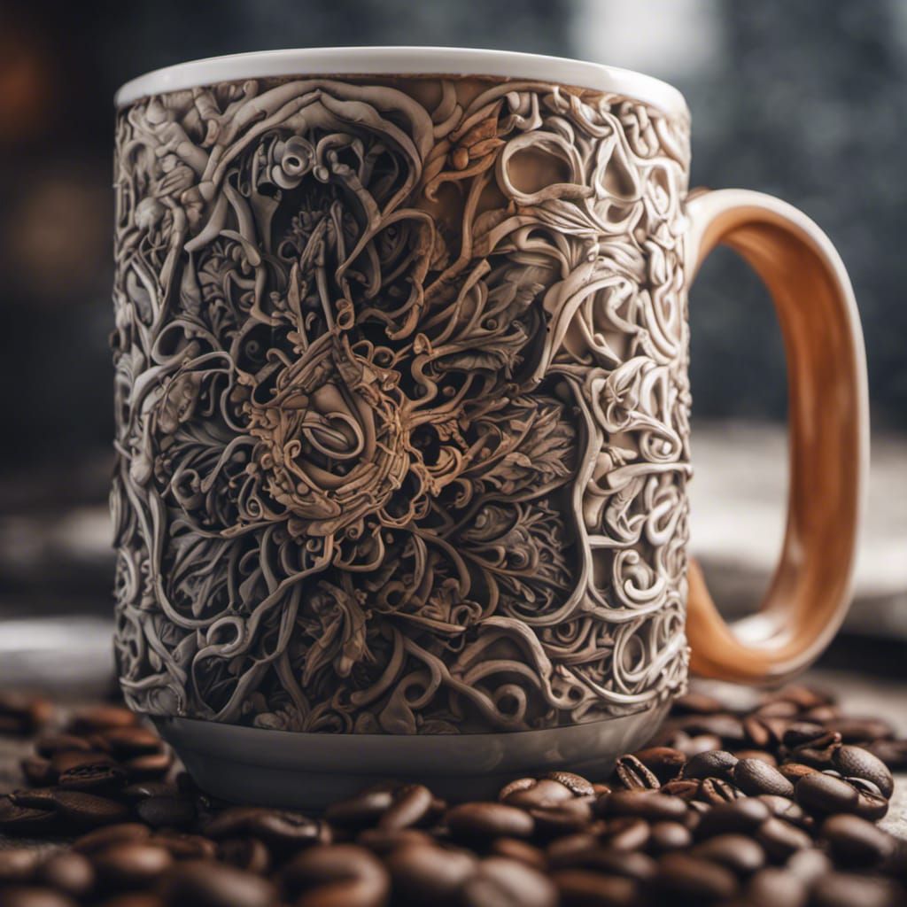 Inspirational coffee mugs - AI Generated Artwork - NightCafe Creator