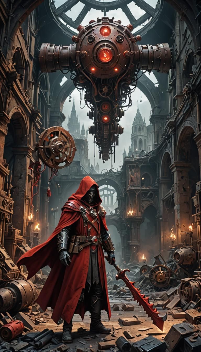 Tech-Priest of The Adeptus Mechanicus II - AI Generated Artwork - NightCafe Creator