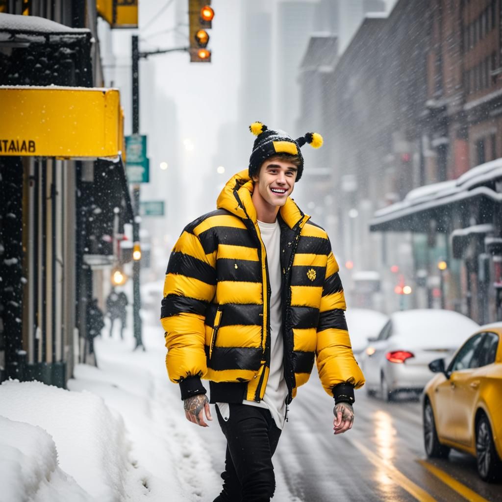 Justin Bee Brrrr - AI Generated Artwork - NightCafe Creator