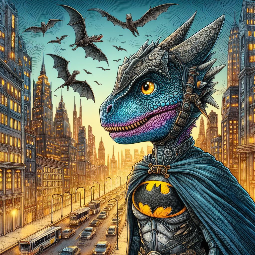 Batman Kid Raptor - AI Generated Artwork - NightCafe Creator