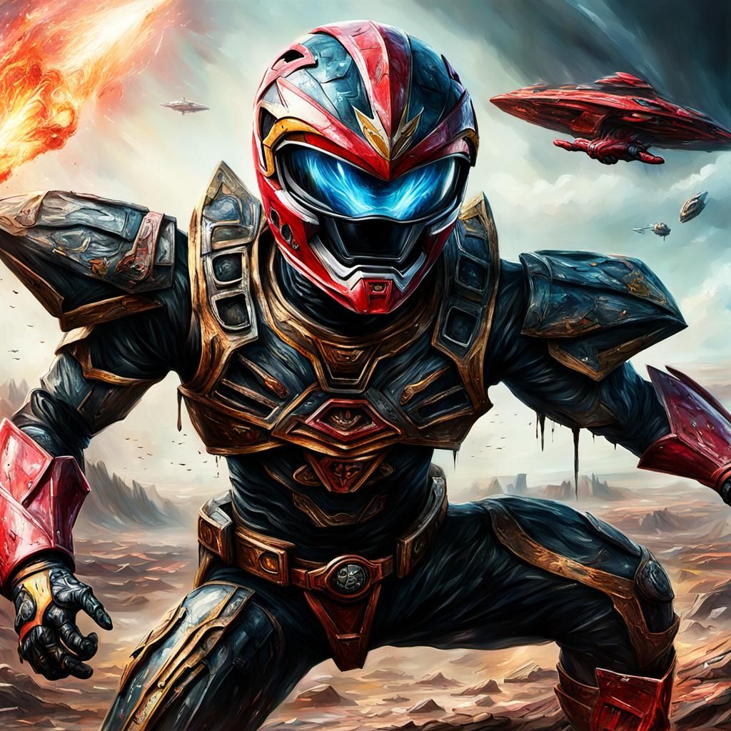 ultimate power ranger - AI Generated Artwork - NightCafe Creator