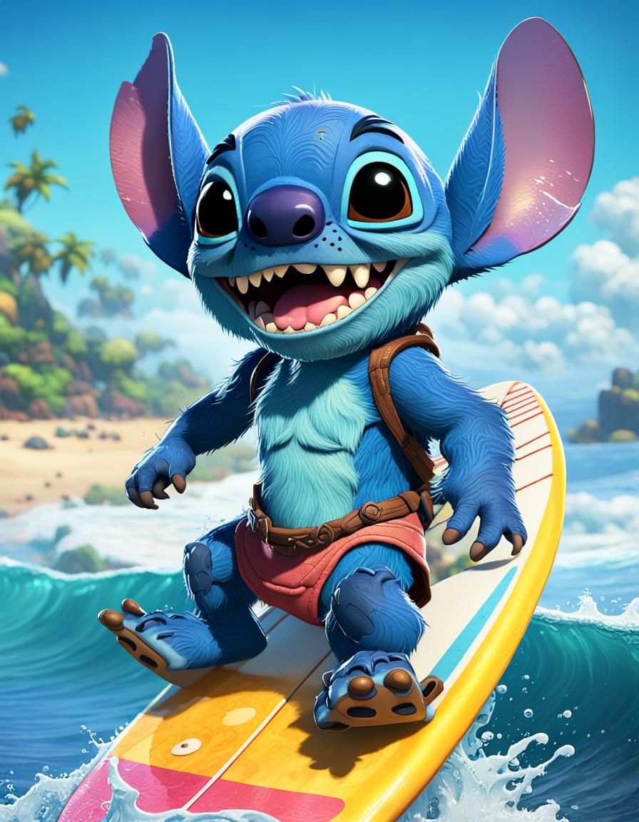 Walt Disney – Stitch 05 – Cinematic-Graphic-Style – 3:4 Format - AI ...