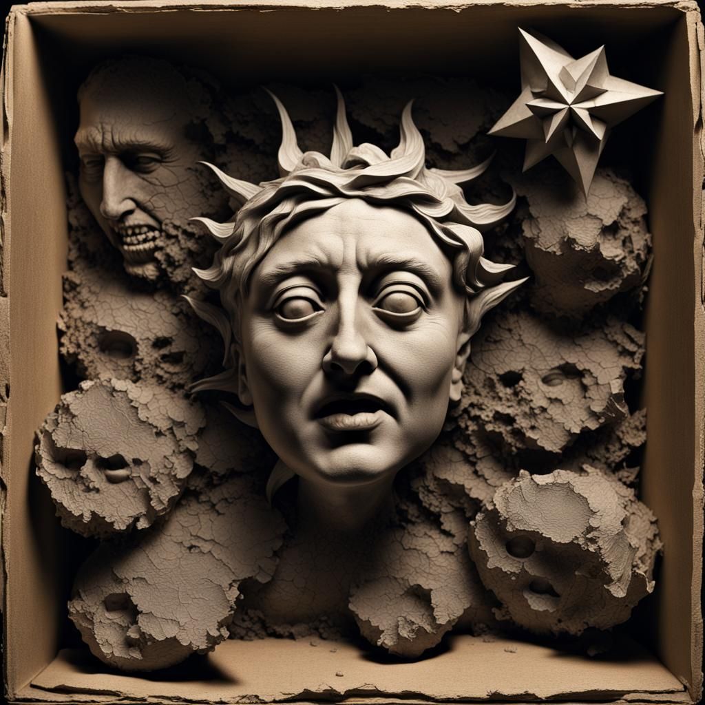 1555, Photorealistic sculpture, buggery-fiends, Demi-gods, godless ...