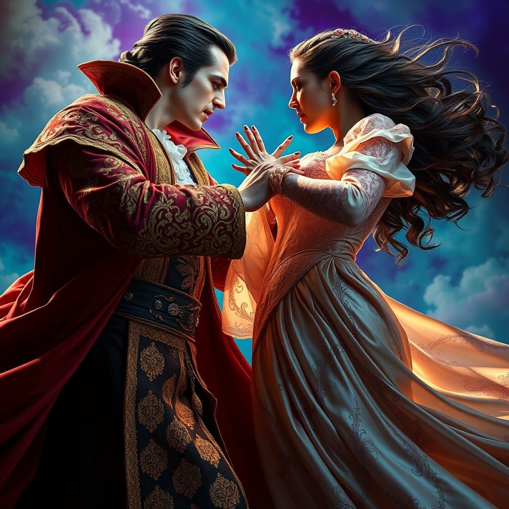 Vampires' Dance - Supernatural Beings Clash in a Dynamic Ren...