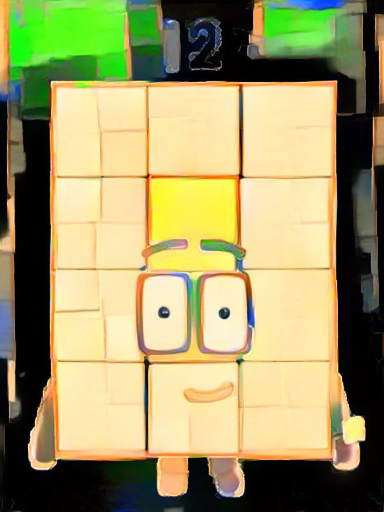 Numberblock 12 but with 24's colours - AI Generated Artwork - NightCafe ...