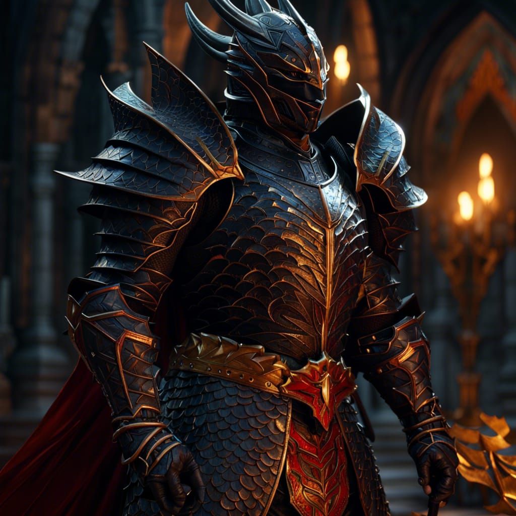 Dragon Knight - AI Generated Artwork - NightCafe Creator