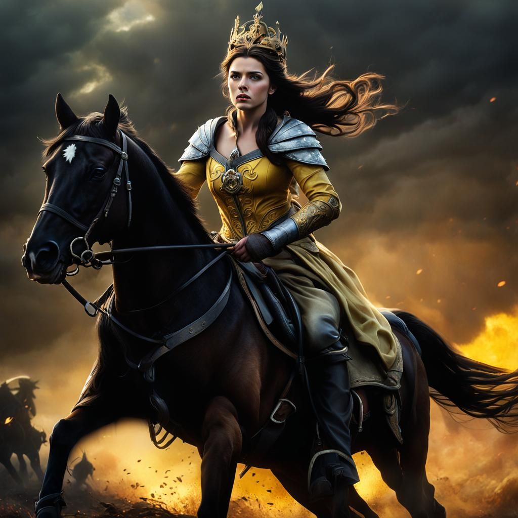 Belle, Warrior Princess - AI Generated Artwork - NightCafe Creator