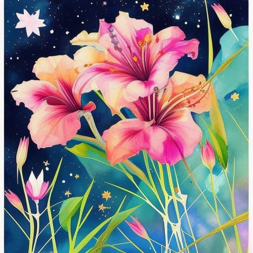 pen and watercolor style, Conrad Roset, Amanda Sage, Greg Simkins; Lily ...