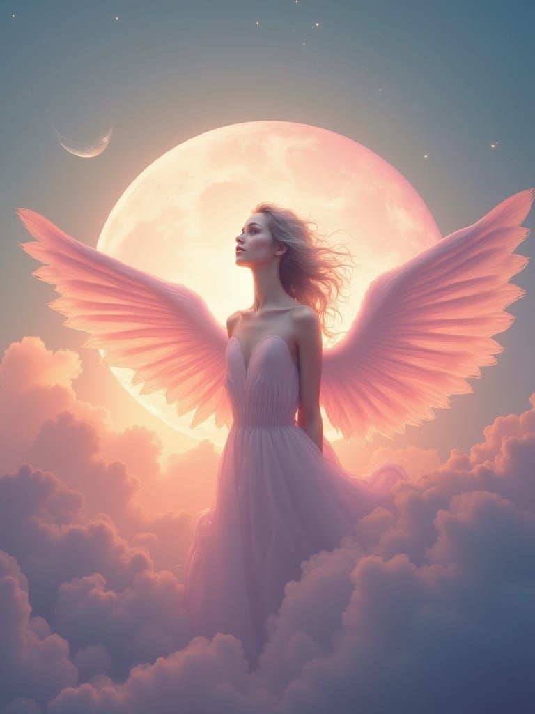 Sarai... Transparent diaphanous hologram of a (moon (Goddess made ...