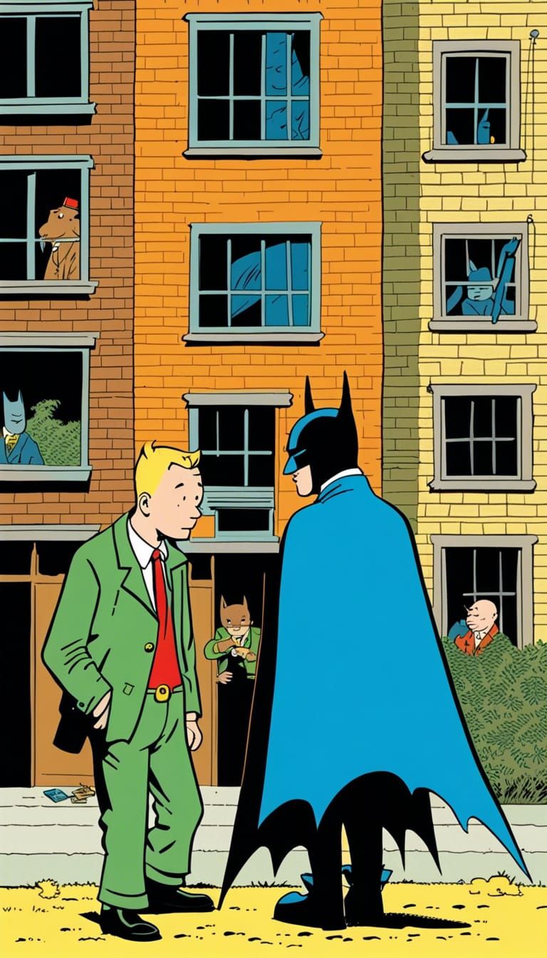 So, you say you're Batman hmm? - AI Generated Artwork - NightCafe Creator