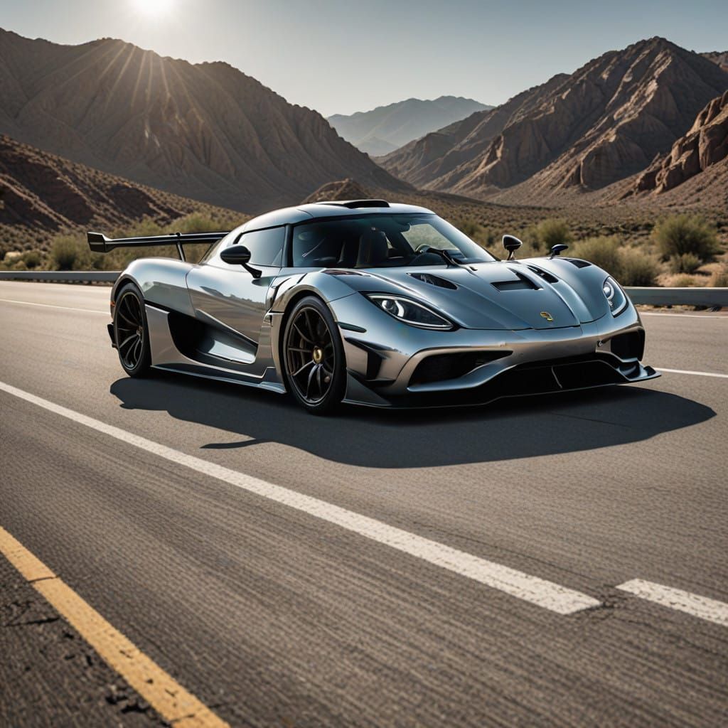 The Koenigsegg agera - Sleek Hypercar Design in Carbon Fiber