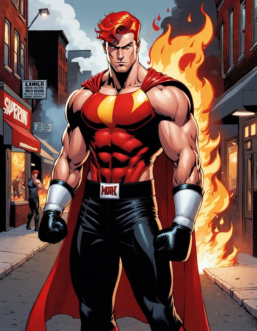 Boxer Hero #1 - AI Generated Artwork - NightCafe Creator