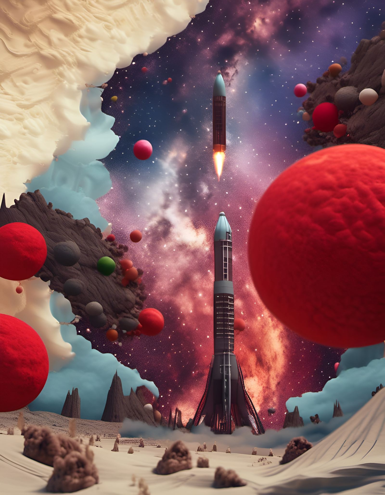 Interplanetary Adventure 1 - AI Generated Artwork - NightCafe Creator