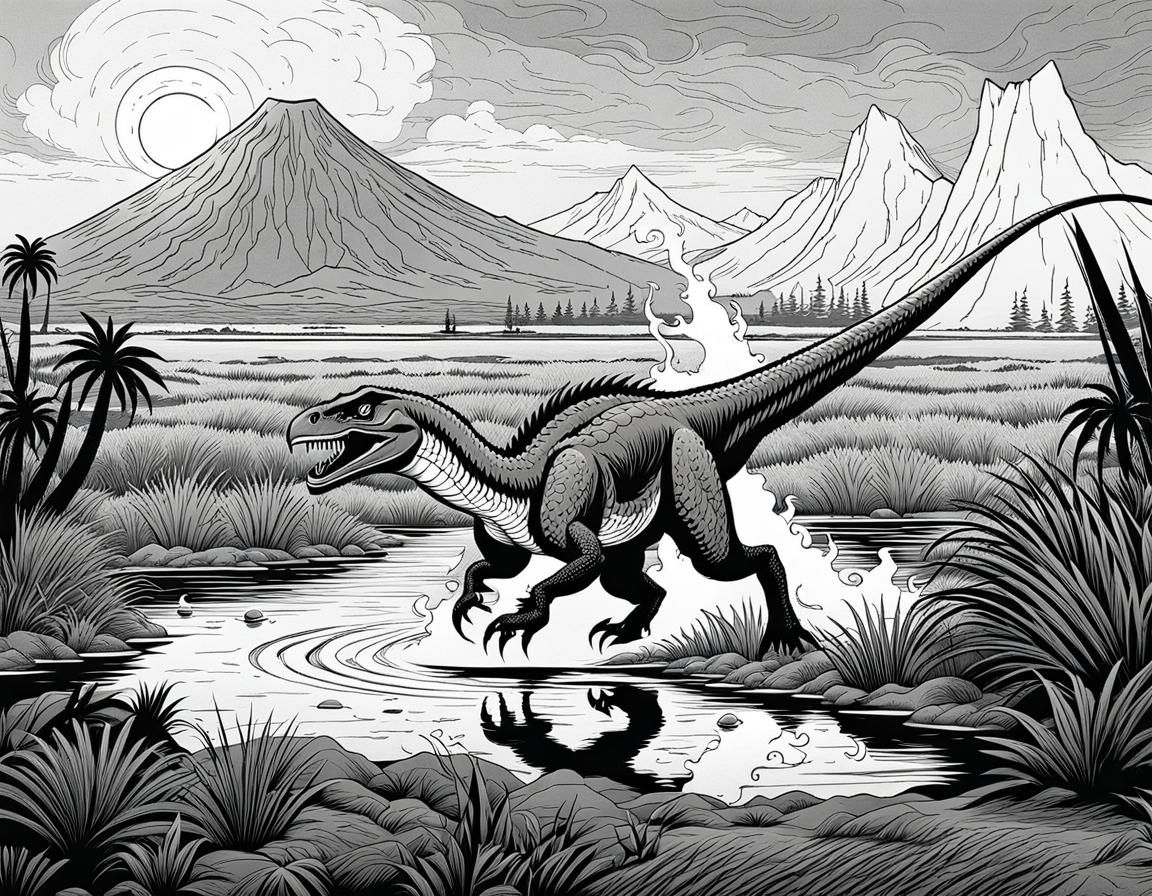 make this a simple black and white line art drawing coloring page for ...