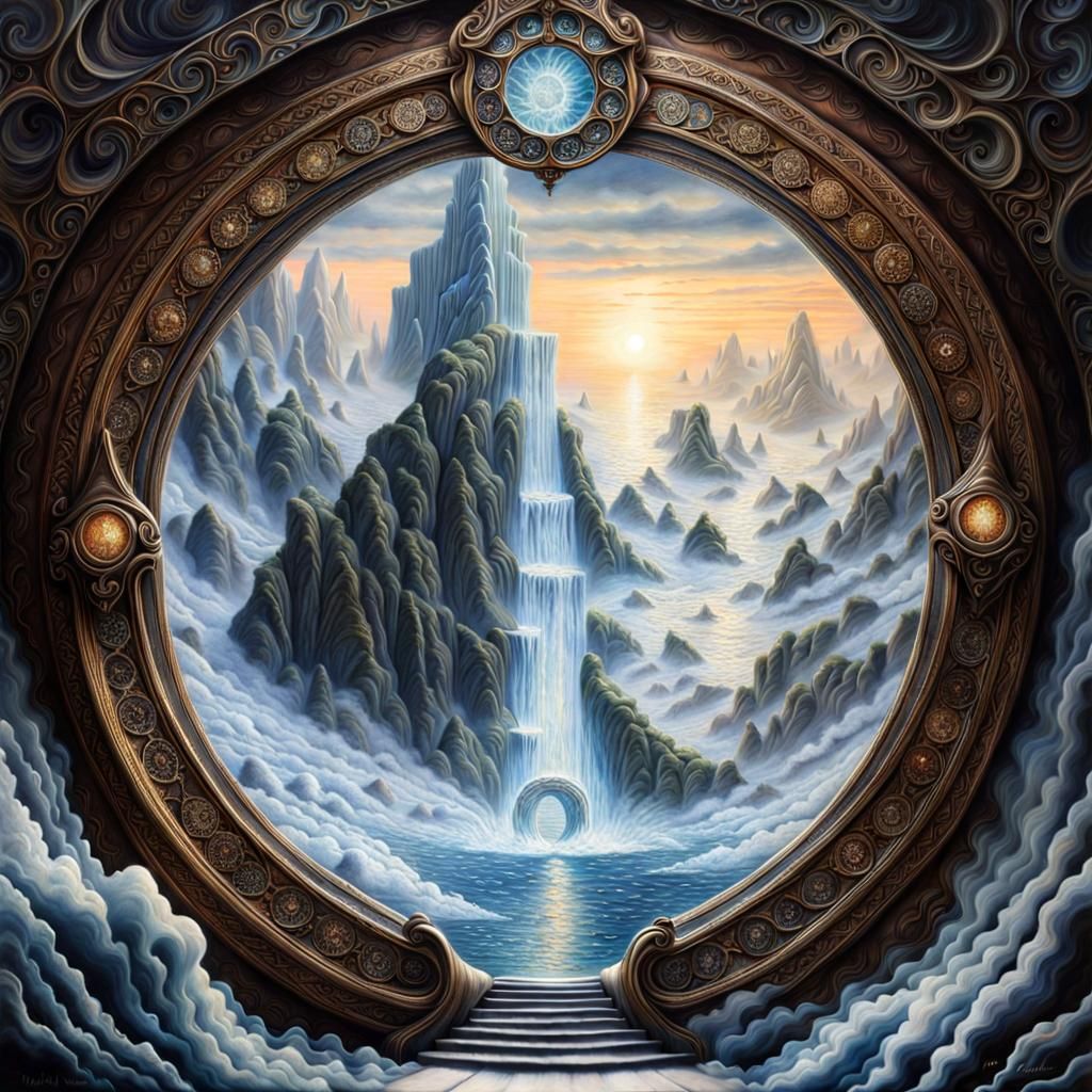 Ice Portal - AI Generated Artwork - NightCafe Creator