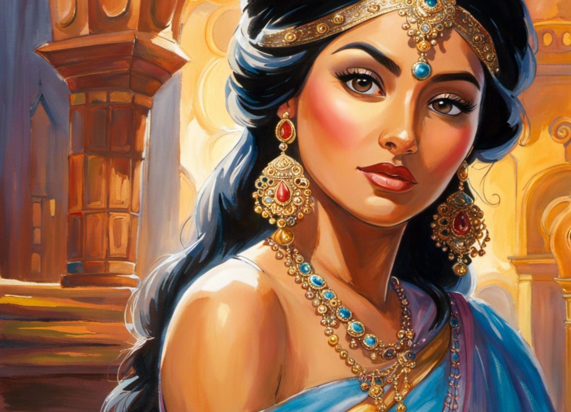 Princess Jasmine from Aladdin . - AI Generated Artwork - NightCafe Creator