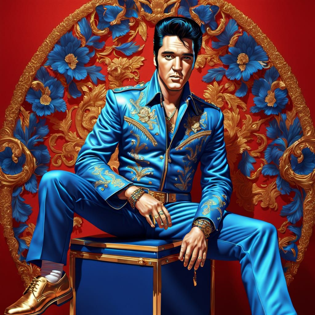 Elvis Presly - Elvis Presley in Blue Suede Shoes: Digital Ar...