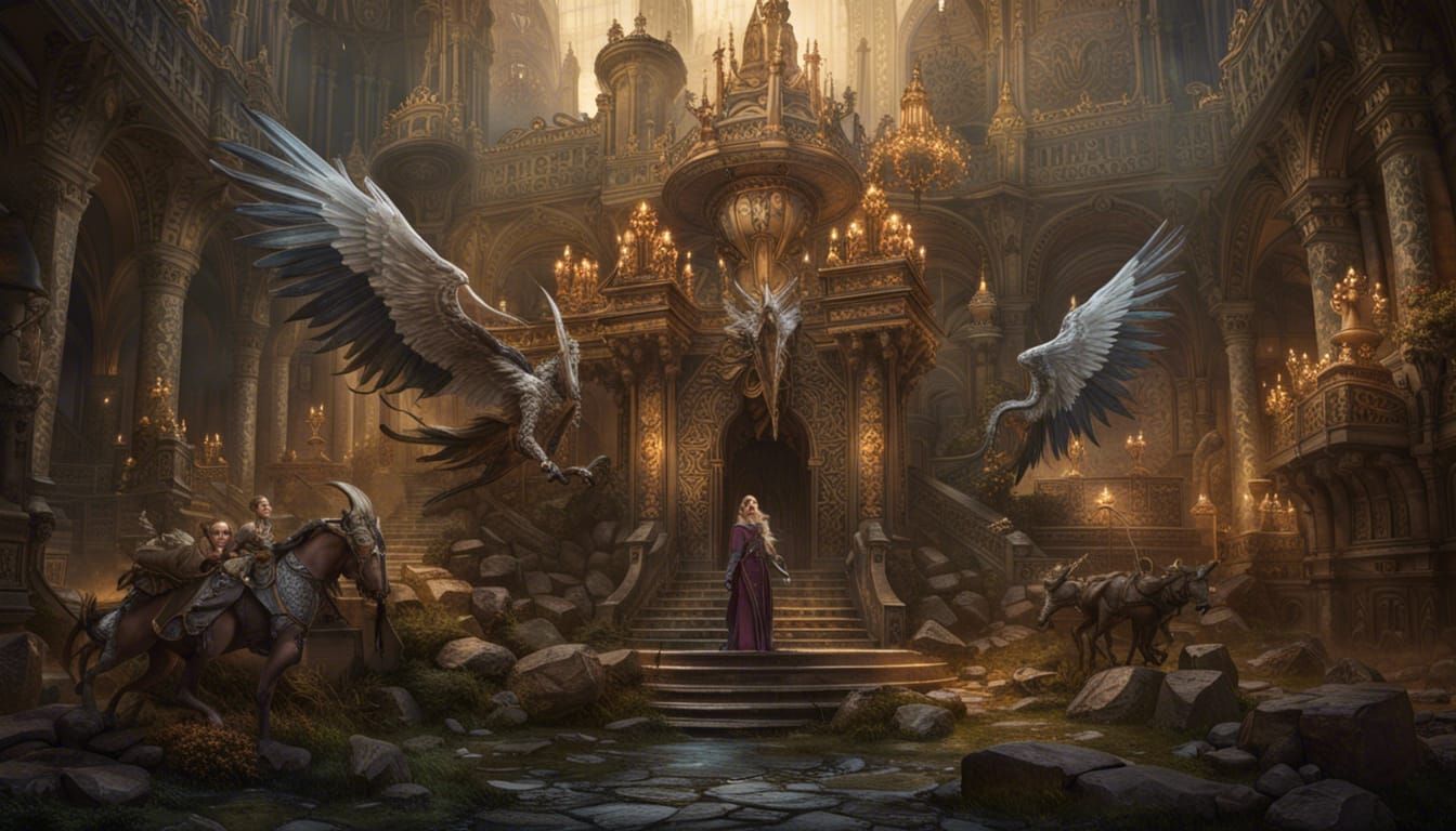 Fey Court - AI Generated Artwork - NightCafe Creator