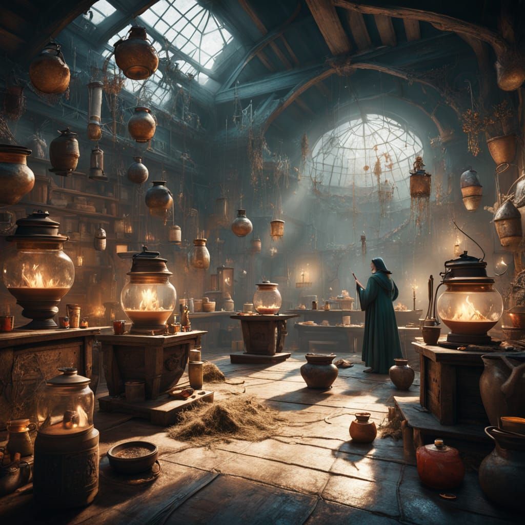 Warlock in a messy lab - Warlock in a messy lab