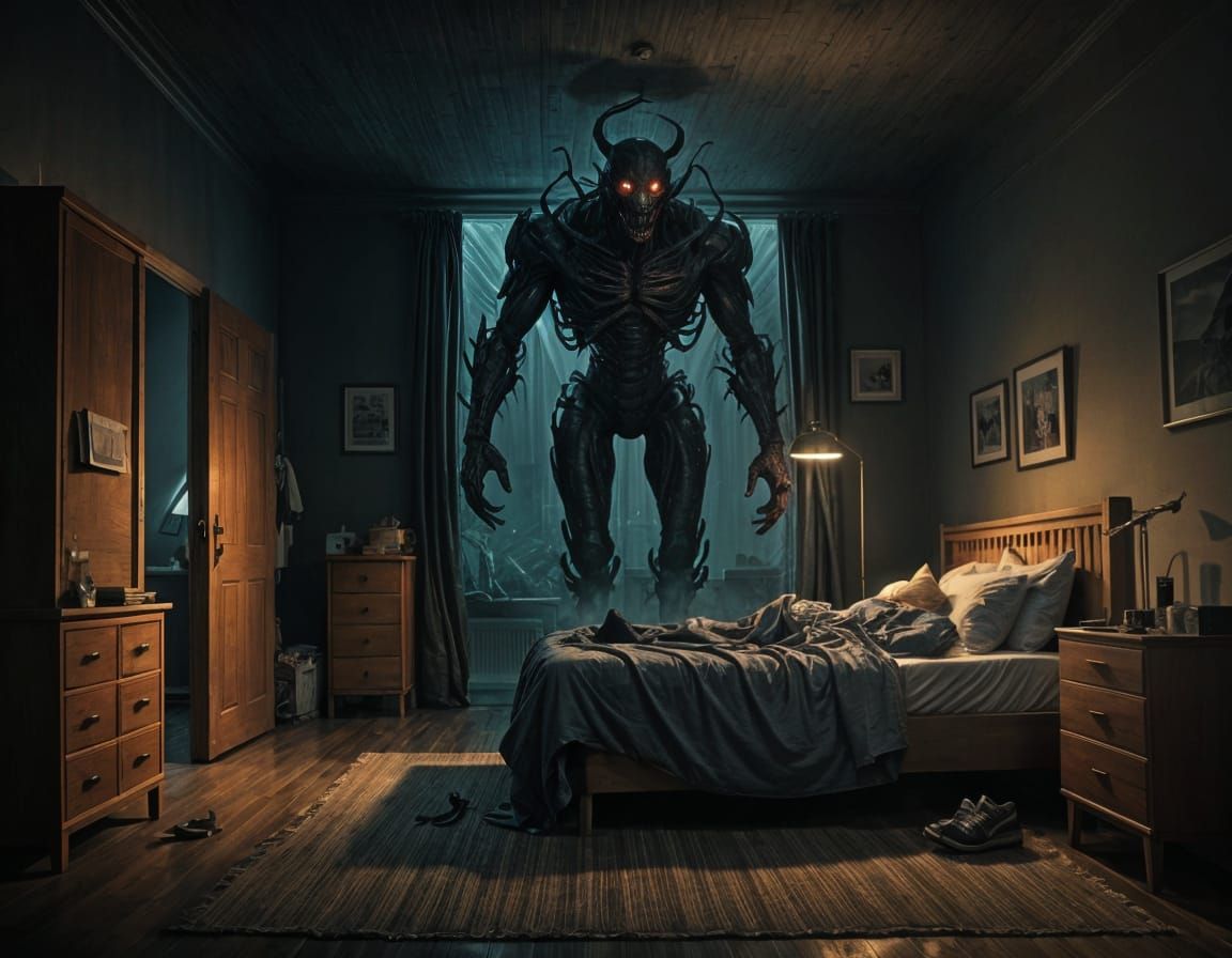A Demon's Bedroom - AI Generated Artwork - NightCafe Creator