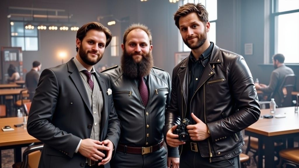 Handsome Professor Brother, Copper Brother, & Photographer Brother