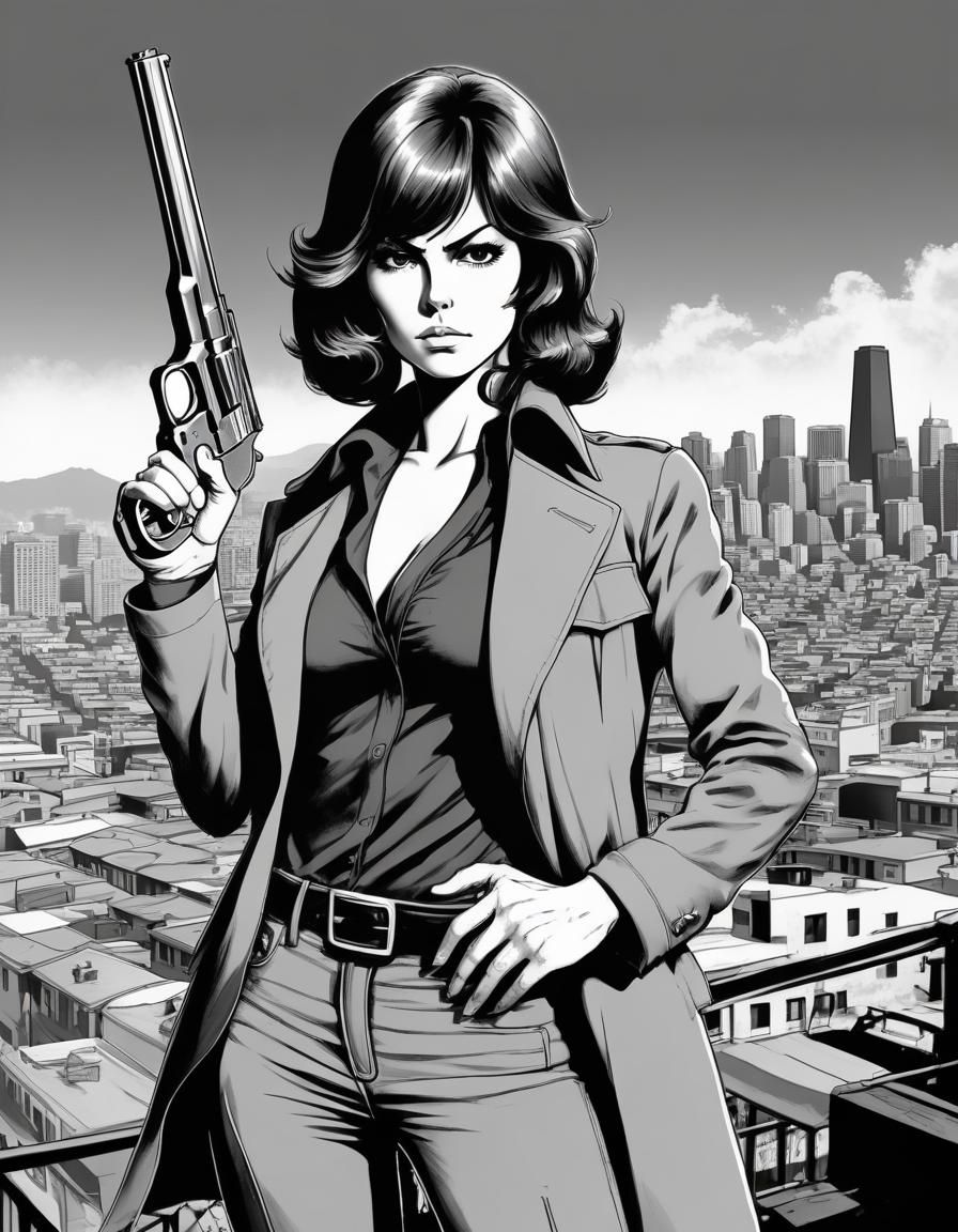 Detective Harriet Callahan, SFPD - AI Generated Artwork - NightCafe Creator