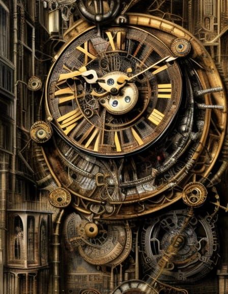 The time machine pt 4 - AI Generated Artwork - NightCafe Creator