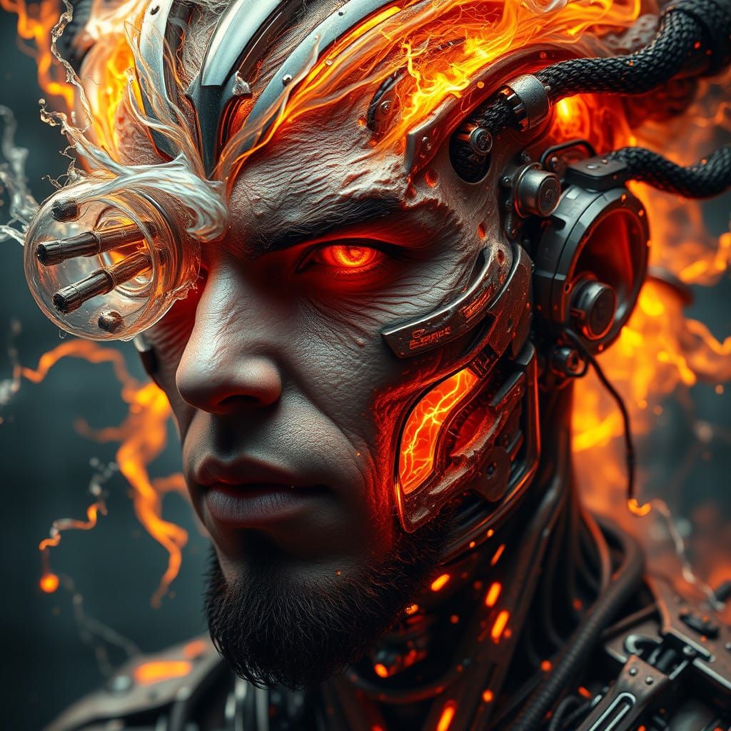 A powerful, mythical bio-cybernetic human hybrid, infused with ...