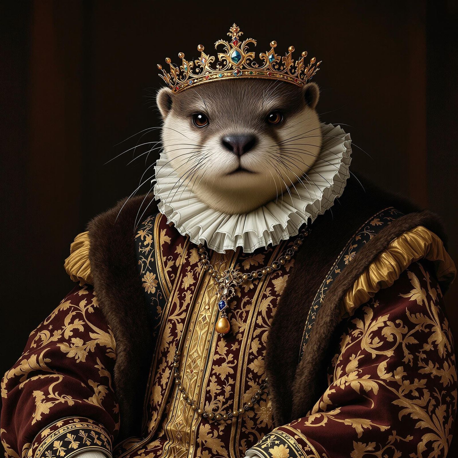 Official portrait of the otter king