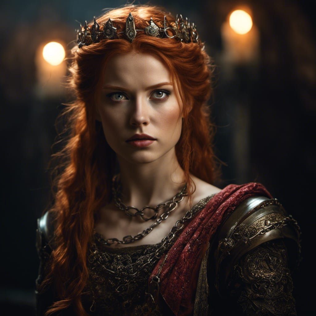 prisoner princess - medieval times - AI Generated Artwork - NightCafe Creator