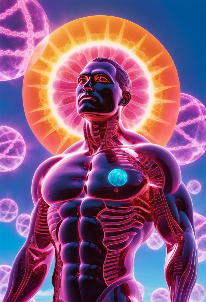 New DNA Structure Creature - AI Generated Artwork - NightCafe Creator