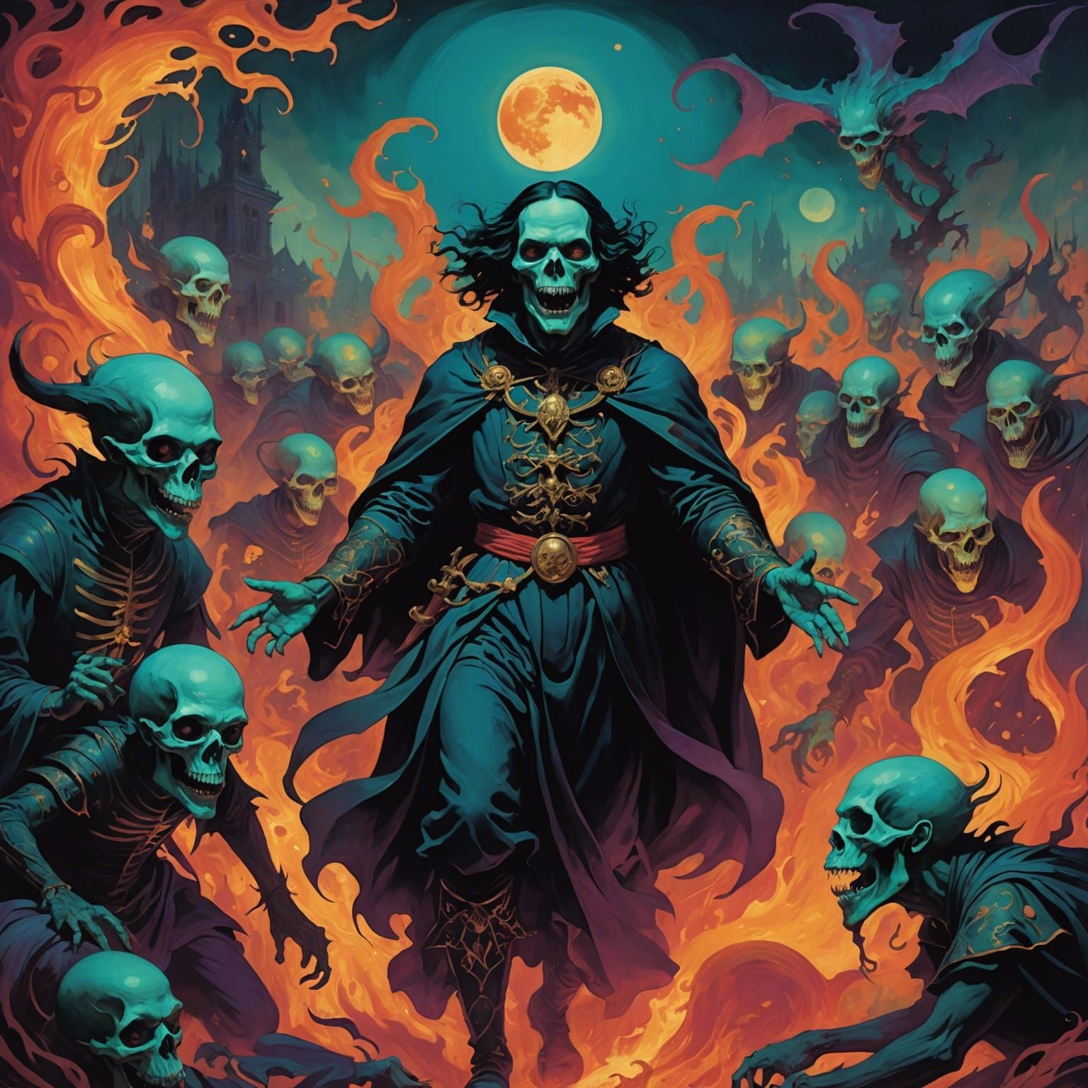 Carnival of spectral horrors, art by Francisco Goya and James Jean ...