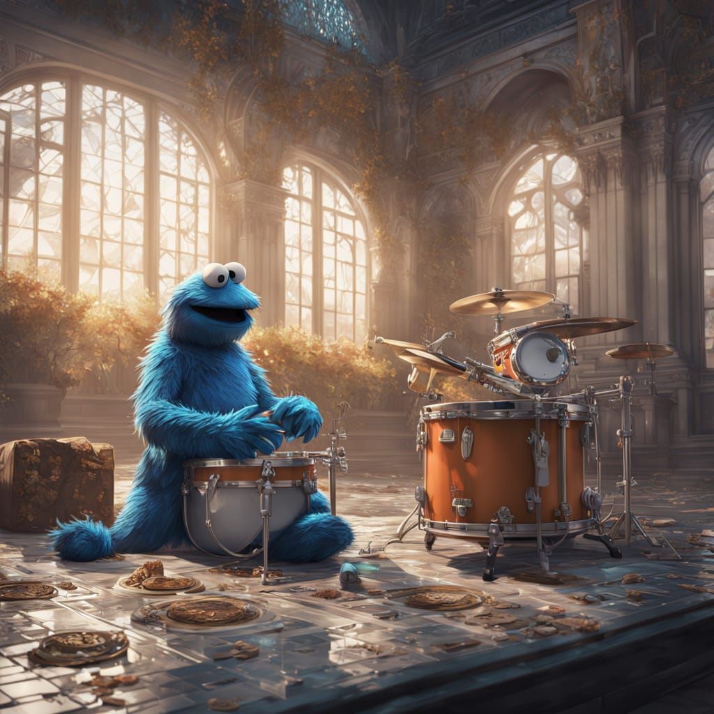 Surreal Mosaic Masterpiece Unites Muppets with Anc... - AI Art