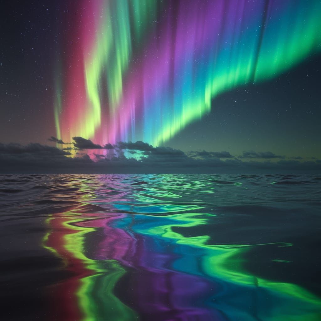 Multicoloured Arora lights - Multicoloured Arora lights