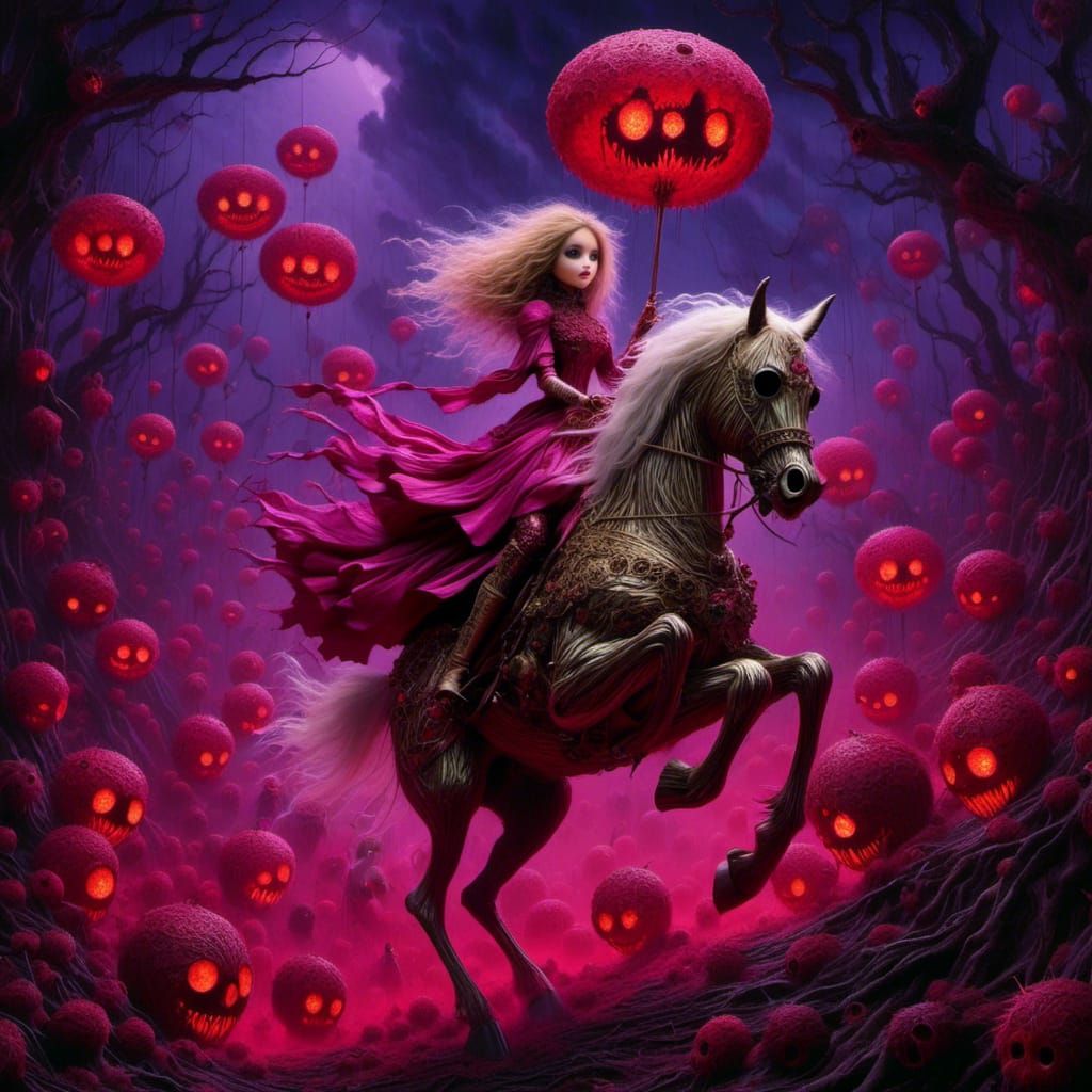 Red Heads Rising * - AI Generated Artwork - NightCafe Creator