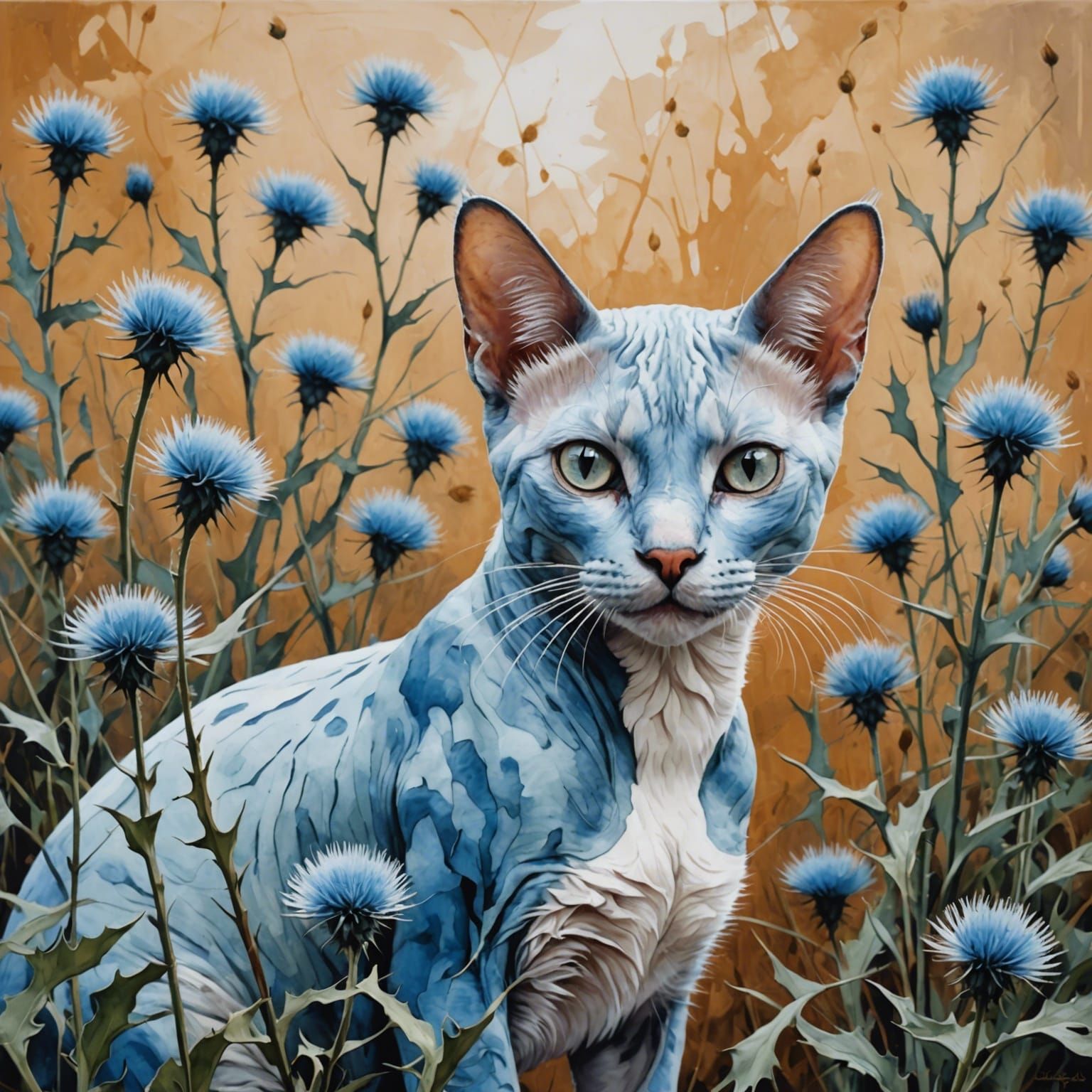 Blue Daze. - AI Generated Artwork - NightCafe Creator