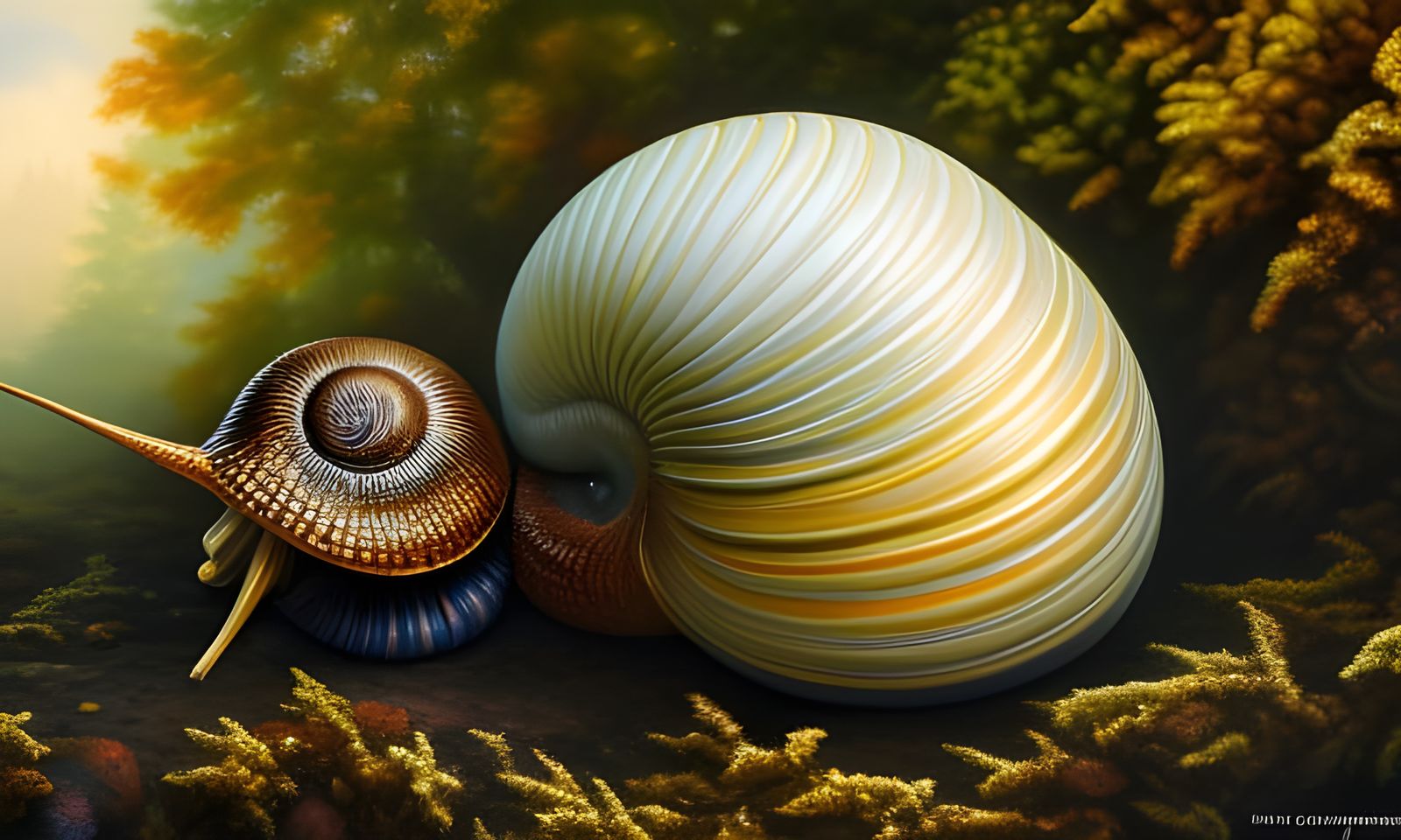snails in love - AI Generated Artwork - NightCafe Creator