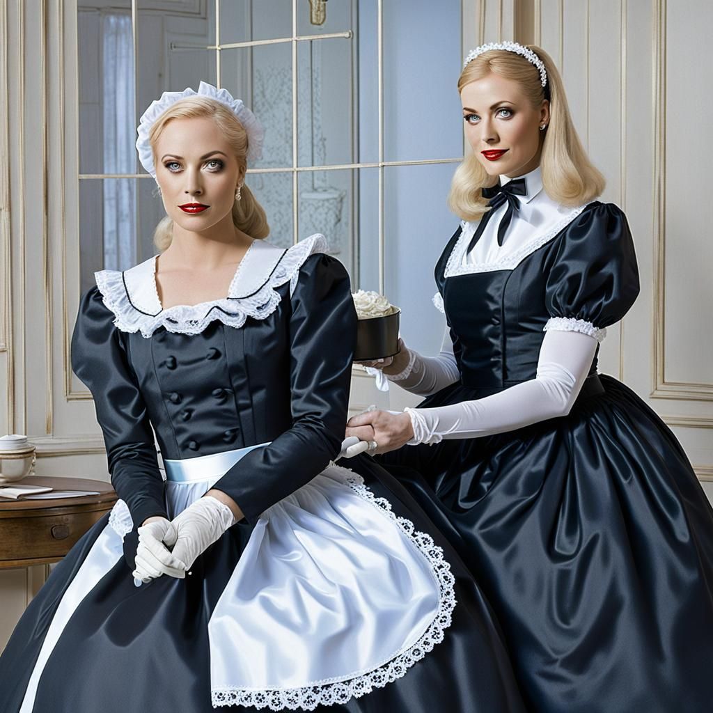Beautiful frenchmaids - AI Generated Artwork - NightCafe Creator