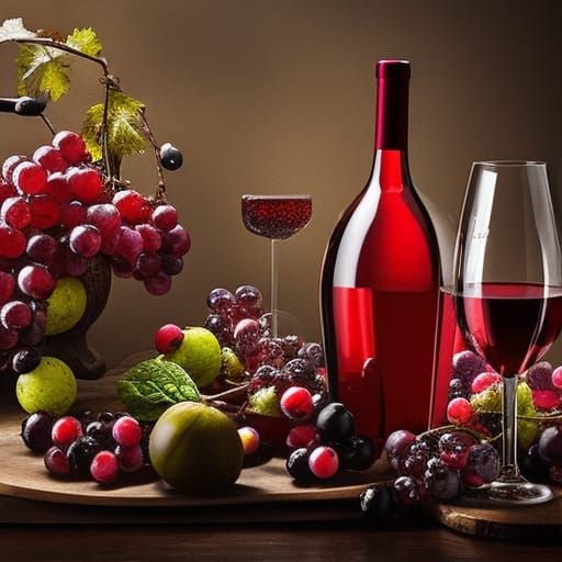 Wine - AI Generated Artwork - NightCafe Creator