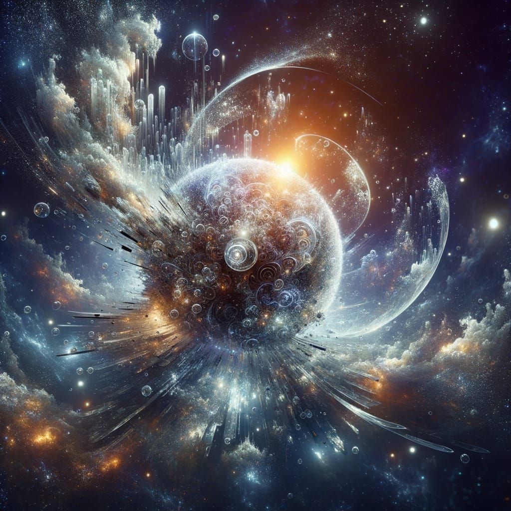 Creation - Epic Cosmic Birth: Universe Emerges from Shatteri...