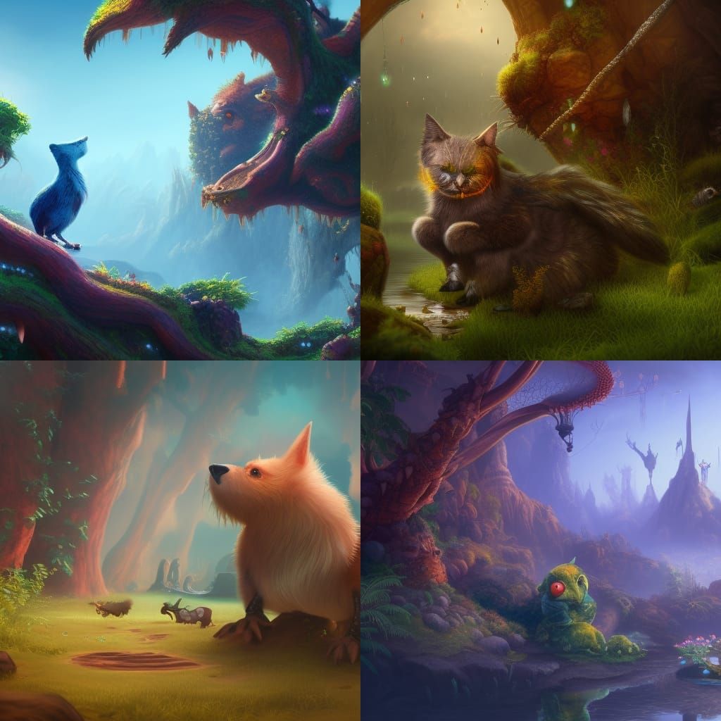 Cute animal - AI Generated Artwork - NightCafe Creator