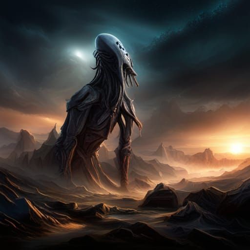 Cthulhu Xenomorph - AI Generated Artwork - NightCafe Creator