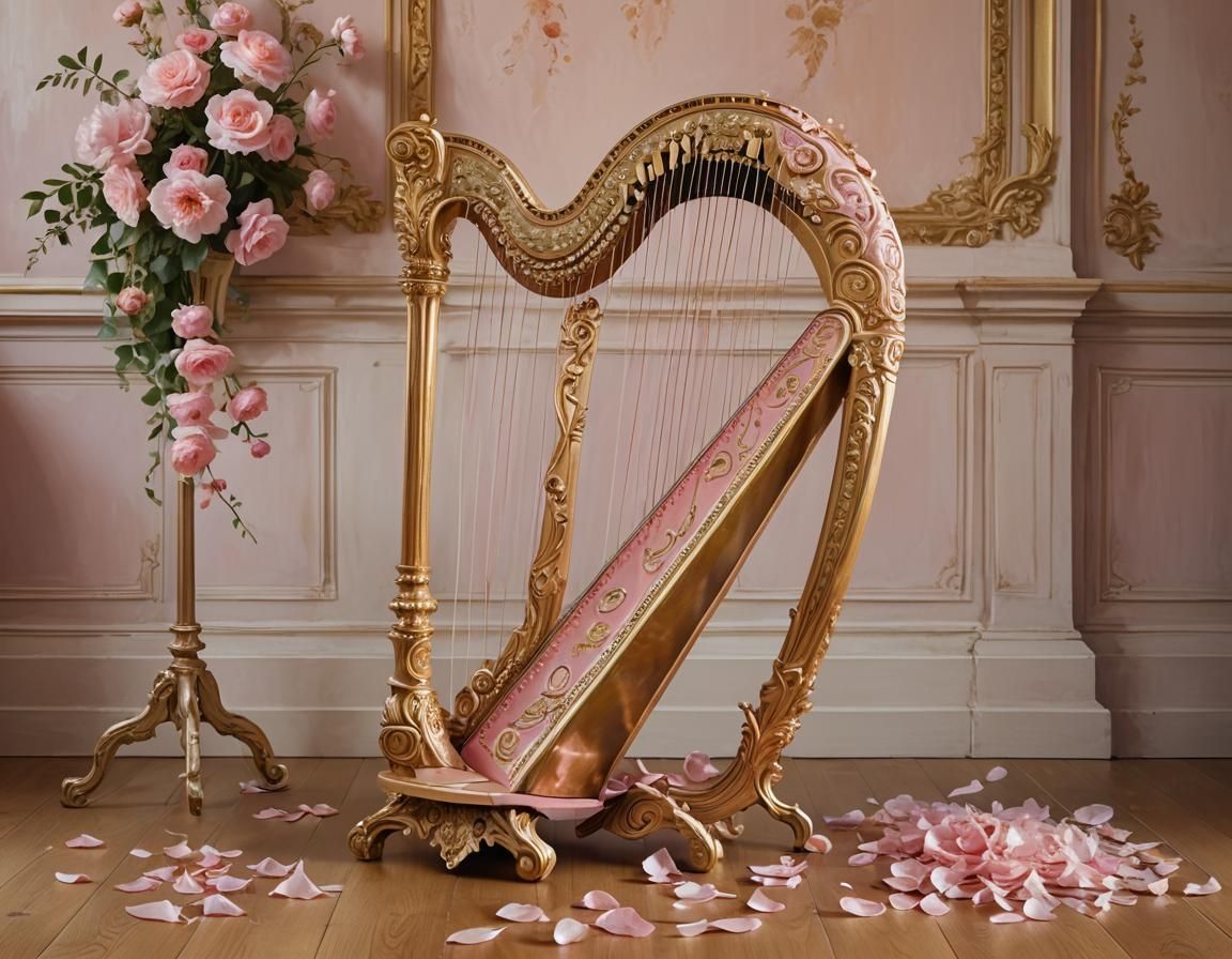 The elegance of the harp. Alternative 2