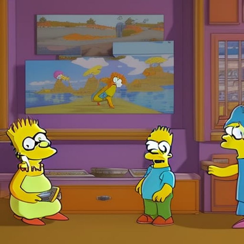 The simpsons - AI Generated Artwork - NightCafe Creator