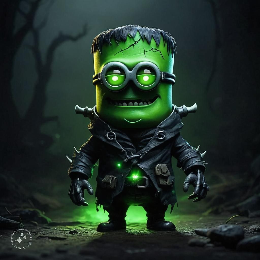 Frankenstein Minion - AI Generated Artwork - NightCafe Creator