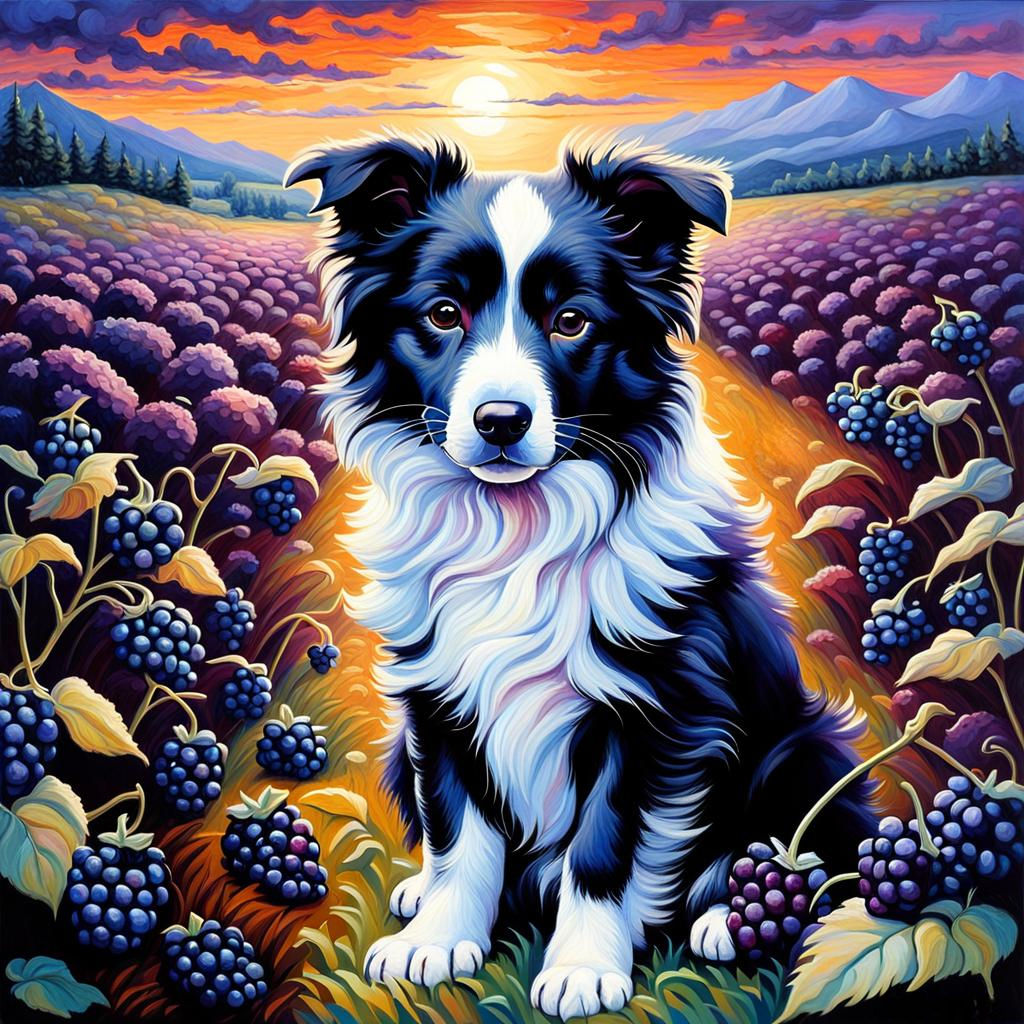 Mysterious Blackberry field - AI Generated Artwork - NightCafe Creator