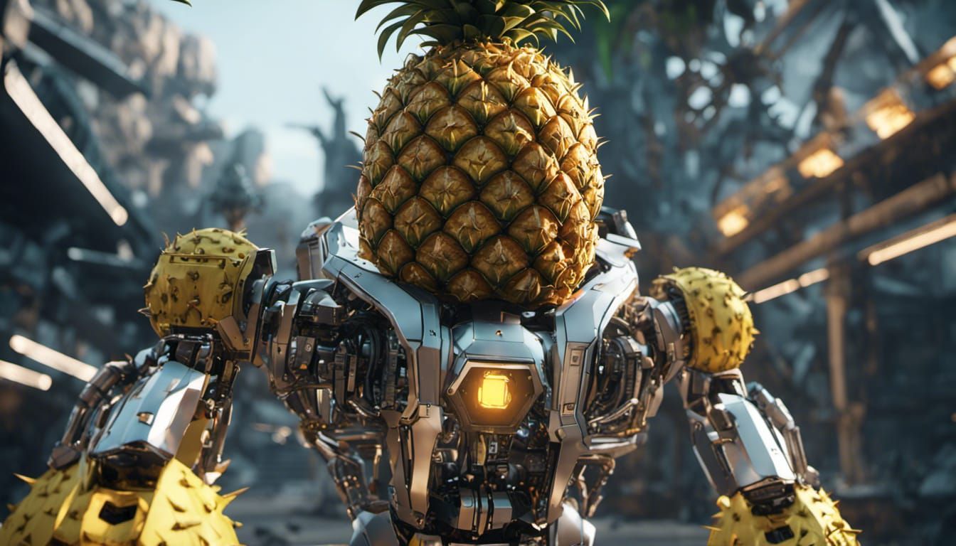 Puny humans! Kneel before your pineapple masters...and despair! - AI ...