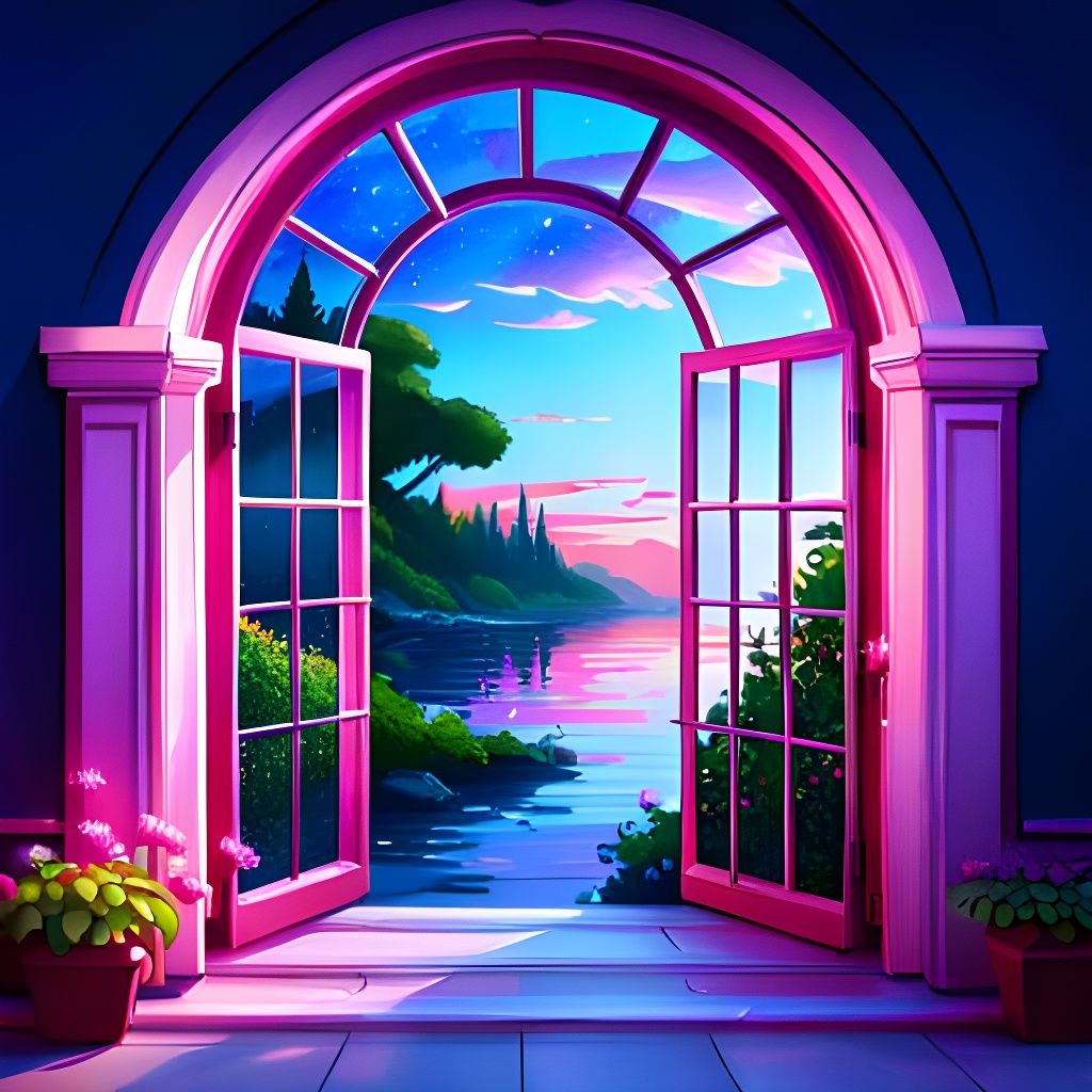 Window to the Dream - AI Generated Artwork - NightCafe Creator