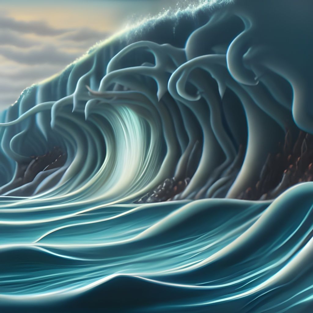 Cthulhean waveh - AI Generated Artwork - NightCafe Creator